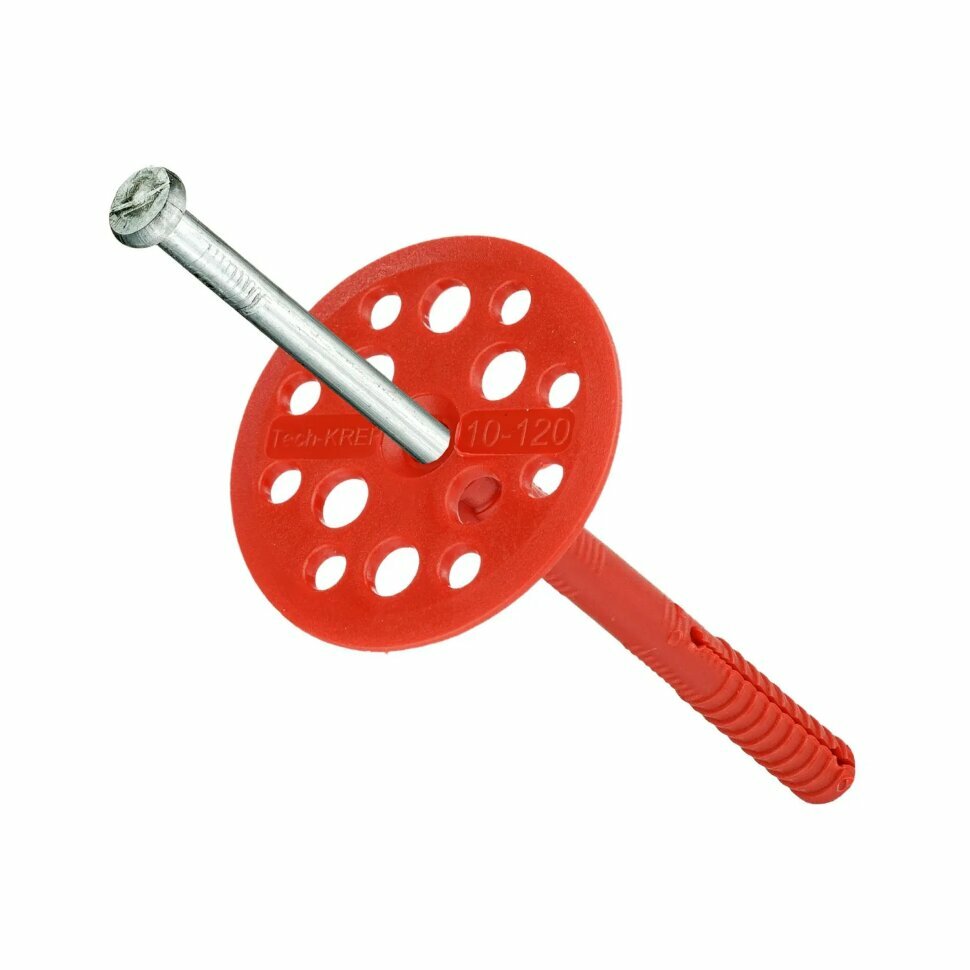 Дюбель для теплоизоляции с мет. гвоздем 10х120 (50 шт) Tech-Krep 101933, 1463710