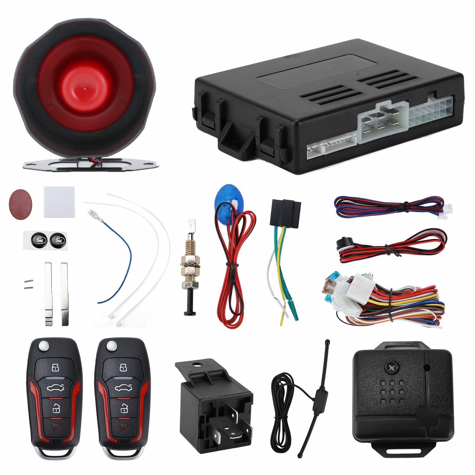 Автосигнализация 12V с бесключевым доступом, многофункциональная, подходит для всех автомобилей 12V
