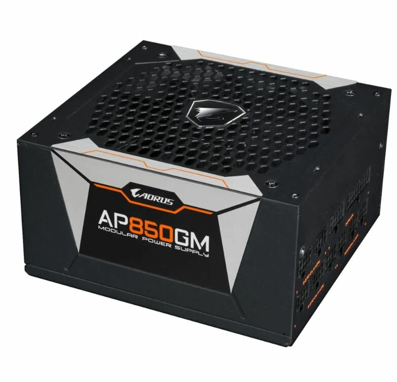 Блок питания Gigabyte AORUS P850W (GP-AP850GM) черный - ATX 20+4 пин, 8 pin + 8 pin CPU, 6 SATA, 6 x 6+2 pin PCI-E