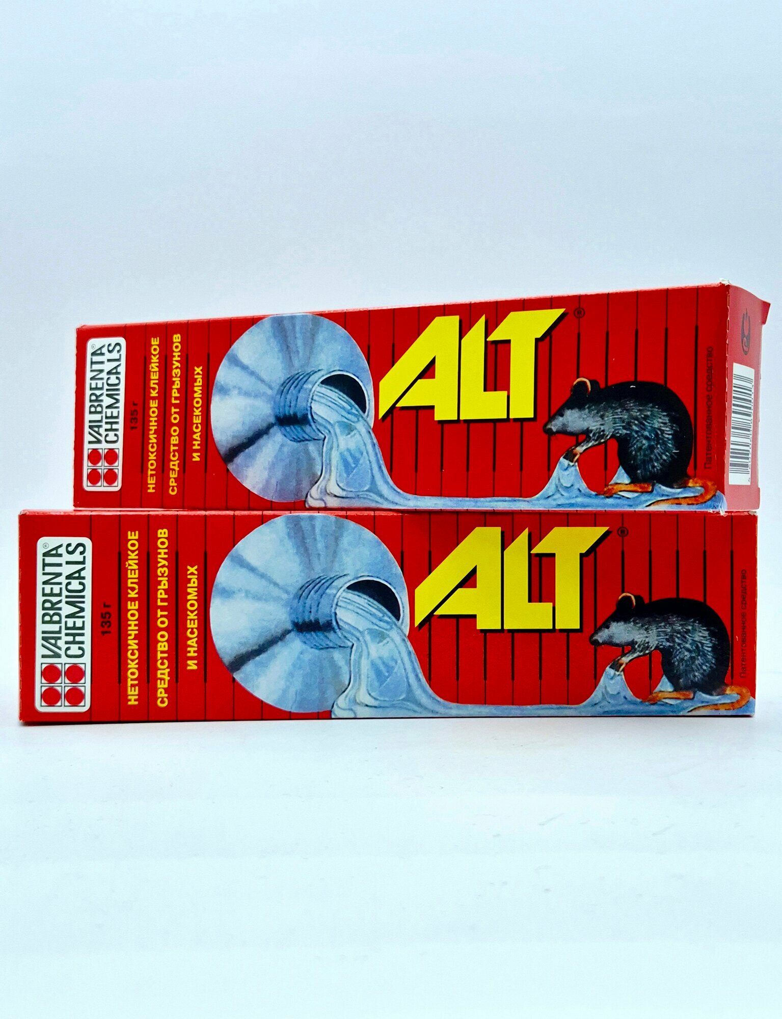 АЛТ (ALT) клей от грызунов, насекомых, мышей и крыс, без запаха 270г 2шт