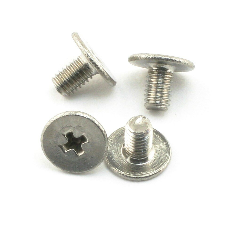 Винты для крепления жёстких дисков HDD / комплектующих ПК, плоск. гол, Ni (UNC CM#6-32 x 5) упаковка 10шт.