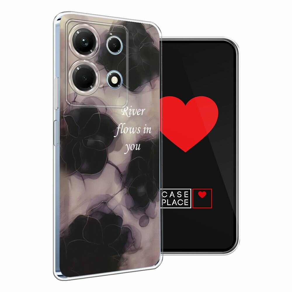 Чехол на Infinix Note 30 4G / Инфиникс Нот 30 4G с принтом River flows in you — фото 1