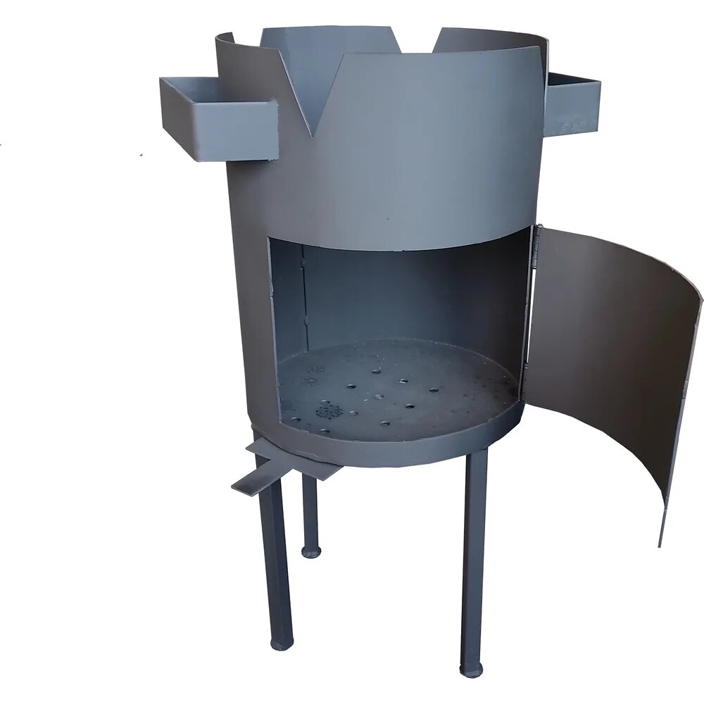 Станкоинструмент и оснастка Печь для казана с дверкой и регулировкой тяги 12л 4811381026505