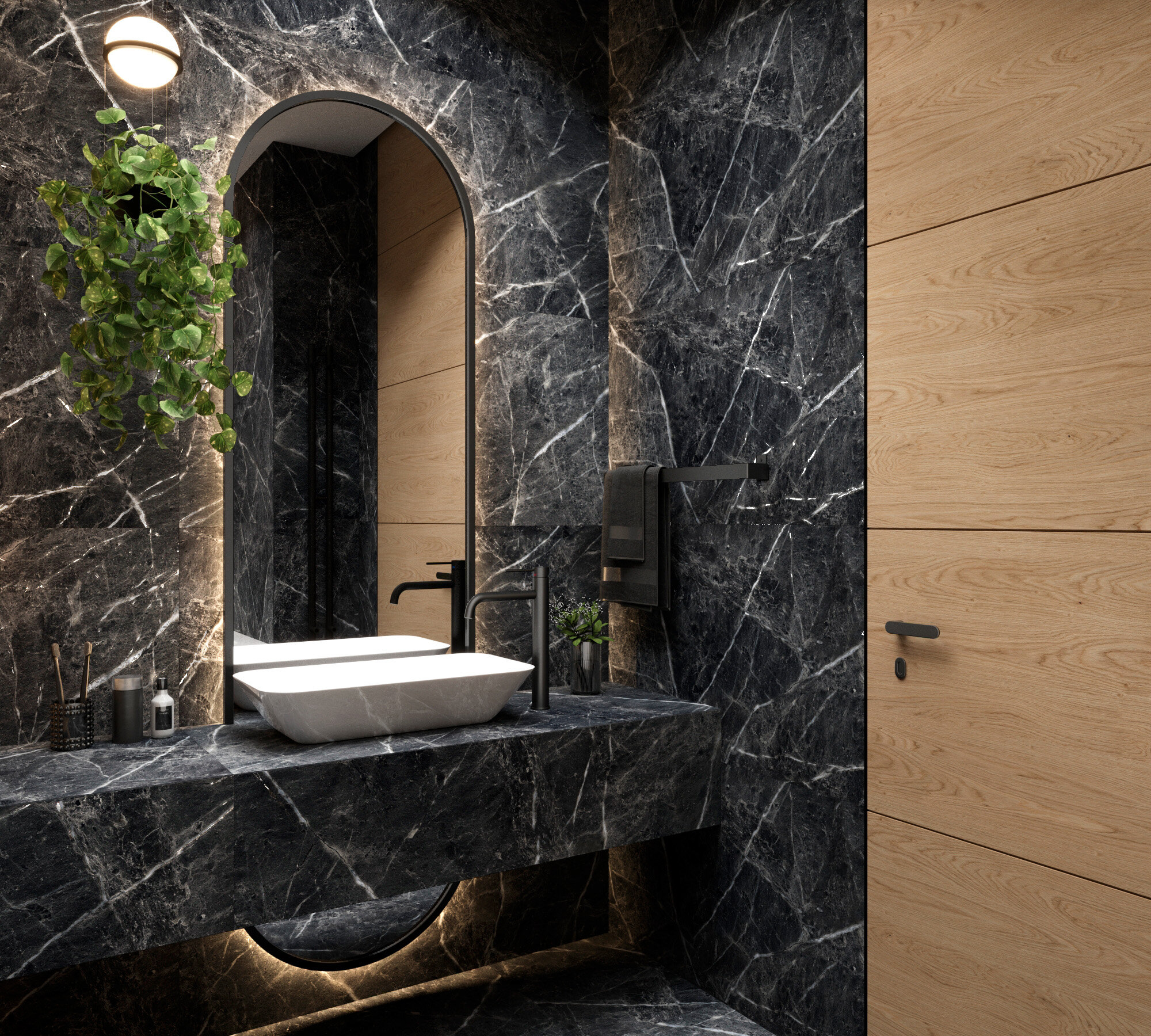 Керамогранит ARCADIA CERAMICA CASSERO NERO 60x120 CR