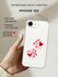 Чехол на Apple iPhone 16e/17e / Айфон 16е/17e с принтом "Игральные кубики любви ...