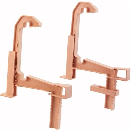 Крепление для балконных ящиков Idea универсальное (2шт.) М 3229 Белая Глина