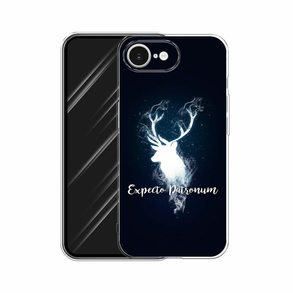 Чехол на Apple iPhone 16e/17e / Айфон 16е/17e с принтом Expecto Patronum — фото 1