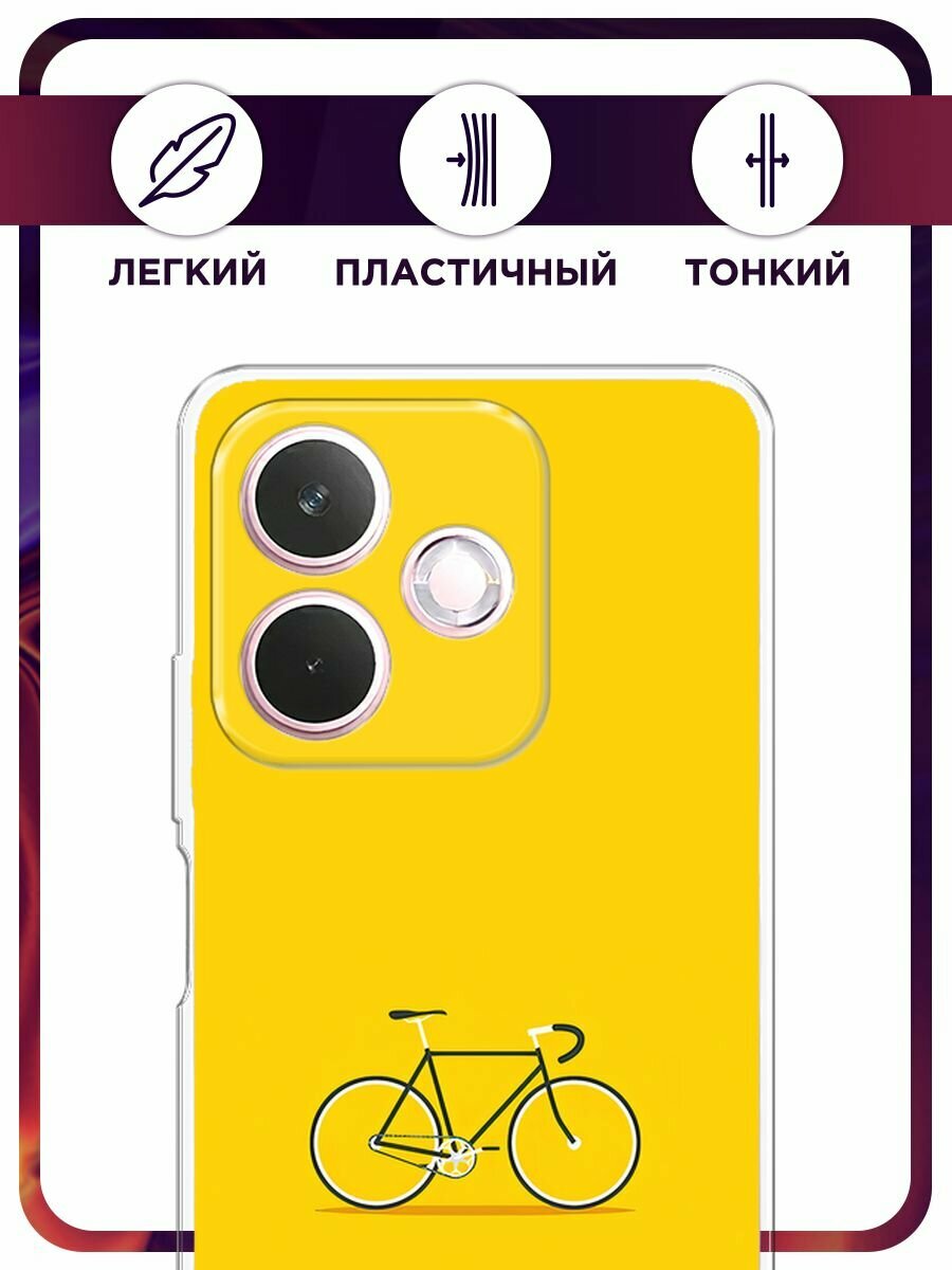 Чехол на Oppo A5 Pro / Оппо А5 Про с принтом "Хобби велосипед 1" — фото 1