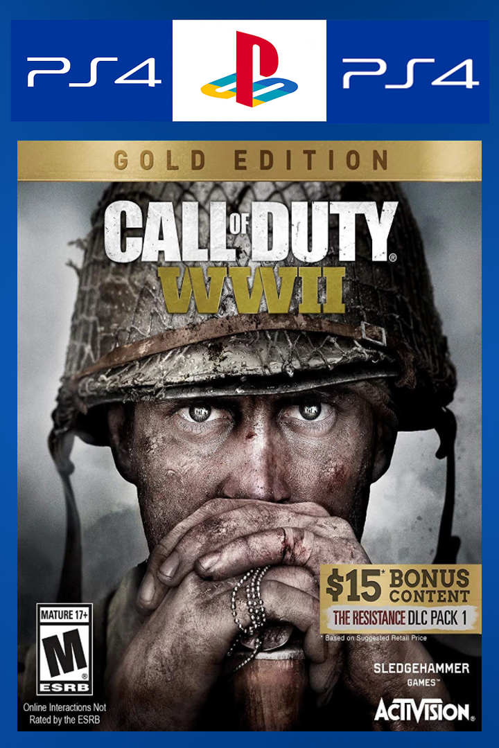 Игра Call of Duty: WWII - Gold Edition для Playstation 4, Англ язык, Цифровая версия