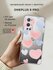 Чехол на OnePlus 9 Pro / ВанПлас 9 Про с принтом "Пастельные сердечки", прозрачн...
