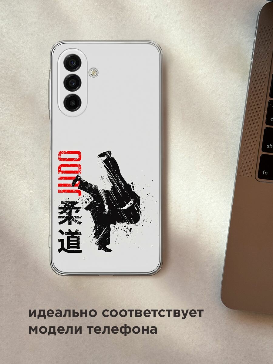 Силиконовый чехол на Samsung Galaxy A17/A18 / Самсунг А17/А18 с принтом "Дзюдо" — фото 1