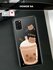 Силиконовый чехол на Honor 9A / Хонор 9А с принтом "Кофе 2", прозрачный