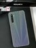 Чехол на Realme 6 / Реалми 6 с принтом "Зрительный обман черный", прозрачный