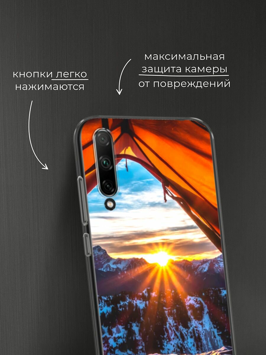 Силиконовый чехол на Honor 30i / Хонор 30i с принтом "Горы 7" — фото 1
