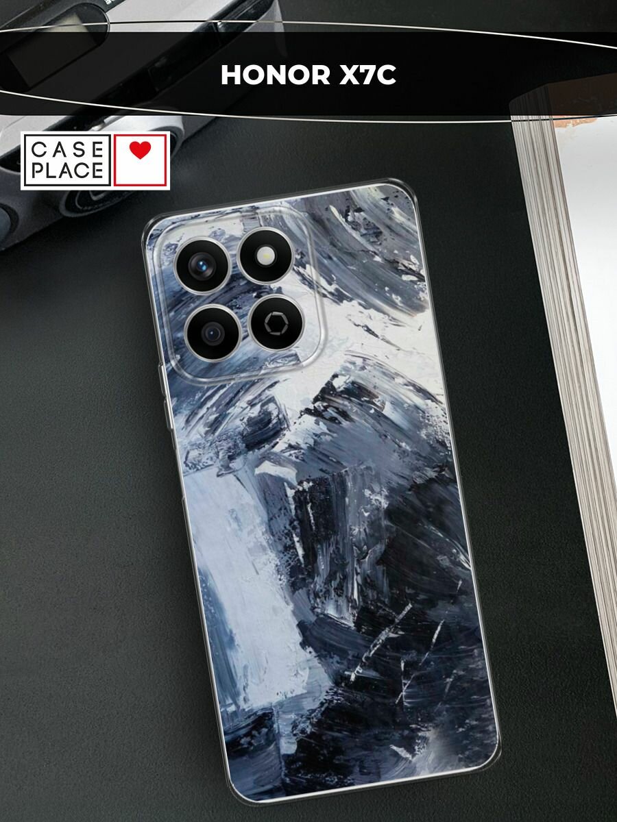 Чехол на Honor X7c / Хонор X7c с принтом "Абстракция живопись"
