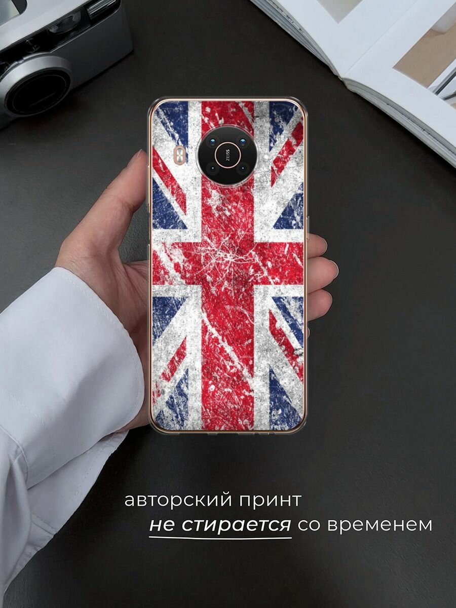 Чехол на Nokia X20/X10 / Нокиа Х20/Х10 с принтом "Флаг британский" — фото 1
