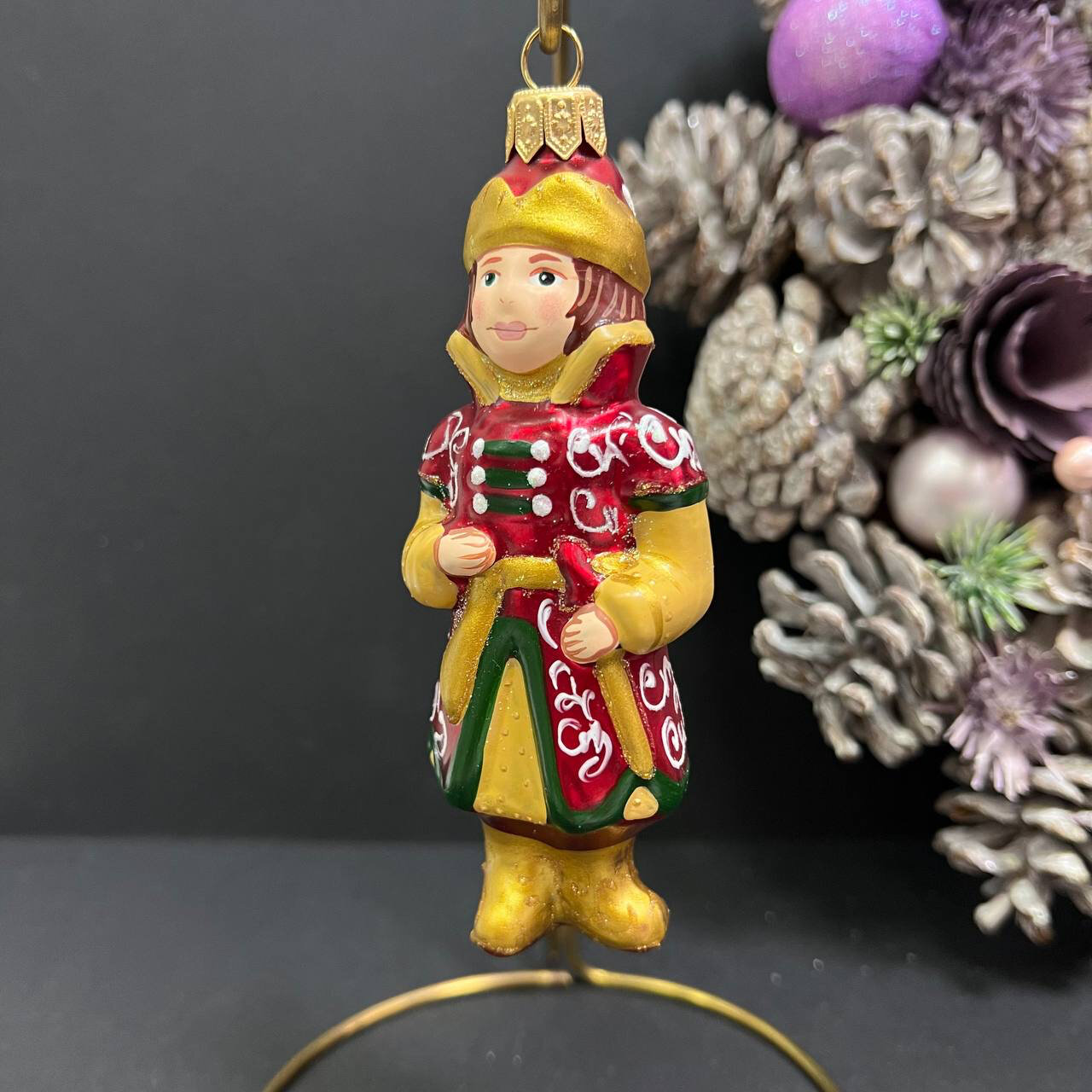 Елочная игрушка иван ЦАРЕВИЧ-01 с росписью