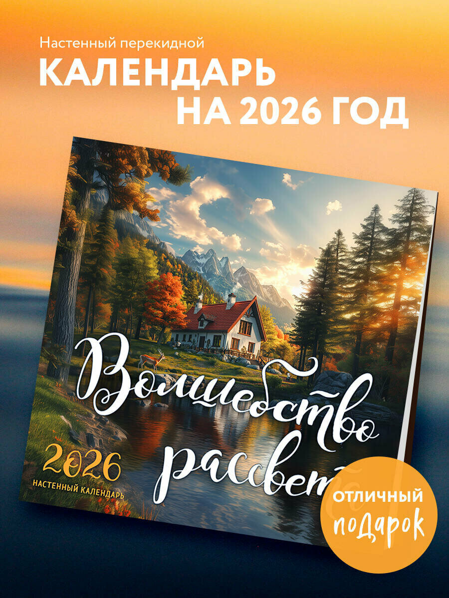 Волшебство рассвета. Календарь настенный на 2026 год (300х300 мм)