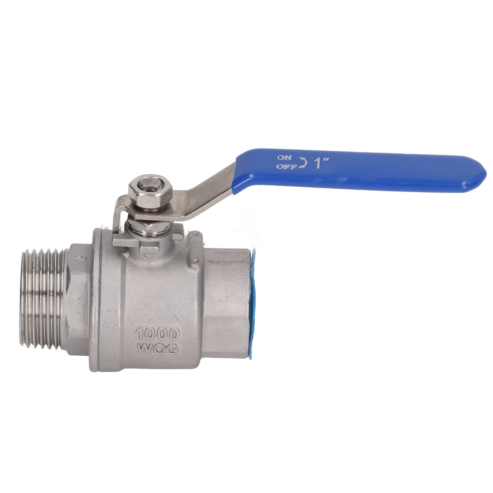 Шаровой кран 1 дюйм NPT, прямой фитинг шарового крана из нержавеющей стали, соединитель для воды, масла