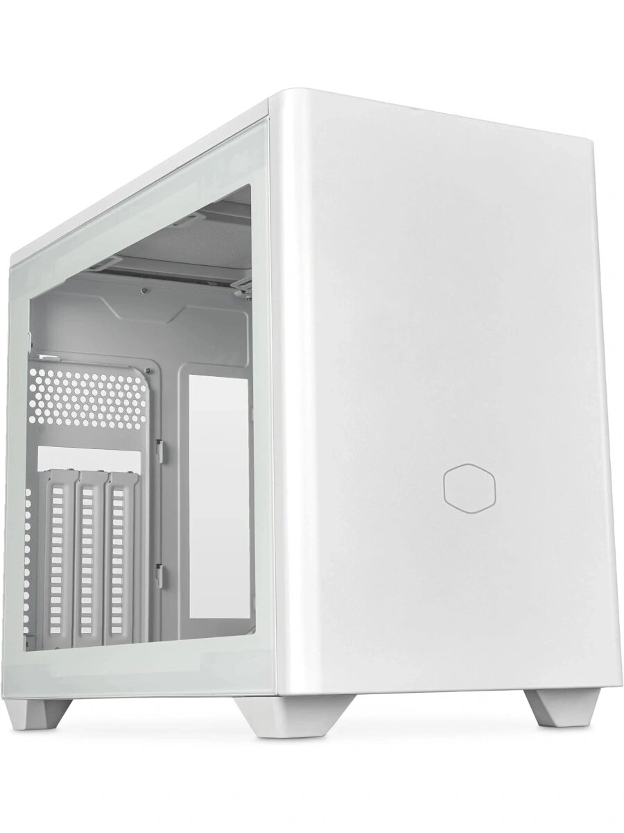 Корпус Cooler Master MasterBox NR200P V2 белый без БП miniITX 3x120mm 2x140mm 2xUSB3.0 audio bott PSU