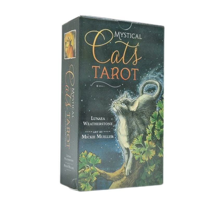 Mystical cat tarot/мистическое кошачье таро/12x7CM/78 шт