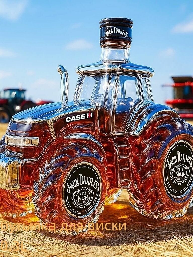 Бутылка для виски, для коллекции и декора, 0.3L