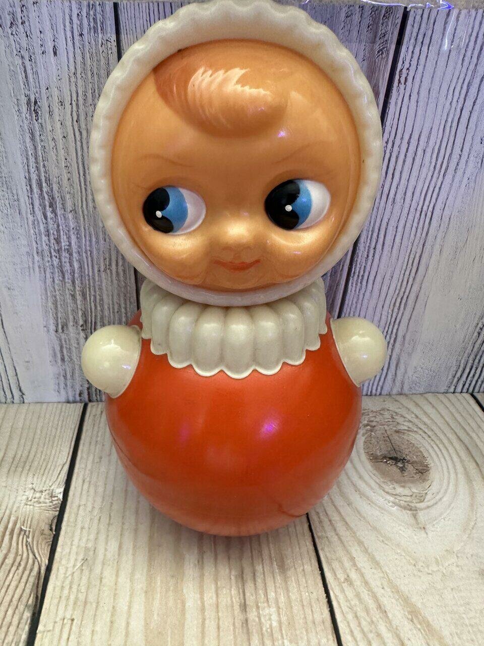 Кукла неваляшка 60 годы ссср целлуллойд редкая винтажная