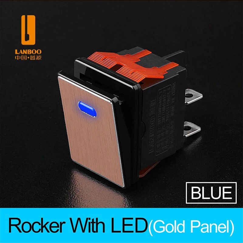 Высококачественный водонепроницаемый клавишный выключатель серии WINDOO CX2822 16 А, 4-контактное электрическое оборудование со светодиодным переключателем