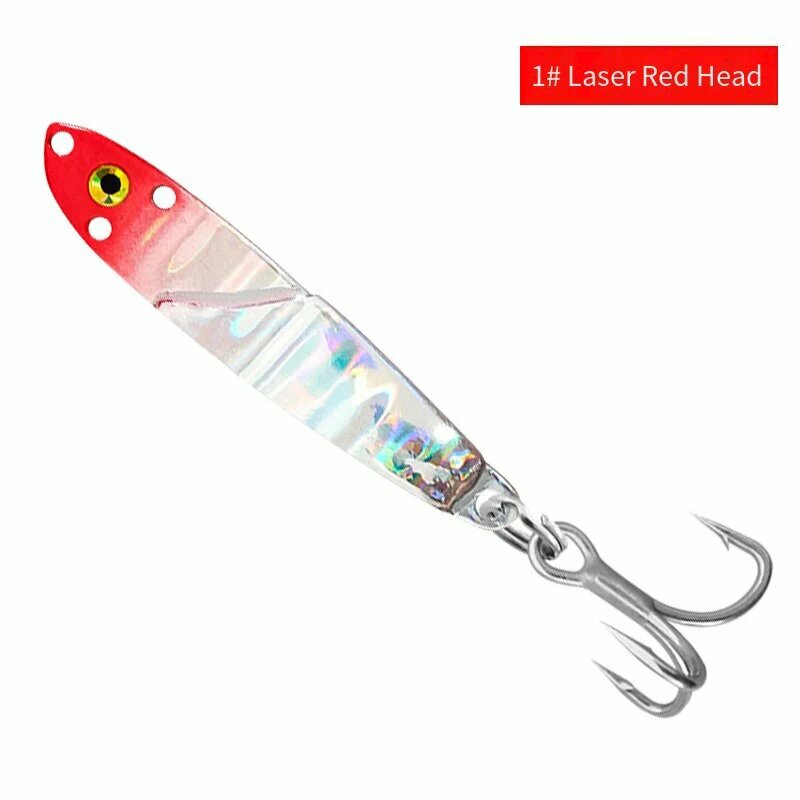 RPXBGUCKARHG VIB Metal Jig 3D Fish Bait 7г-20г для морской рыбалки 15g, 1