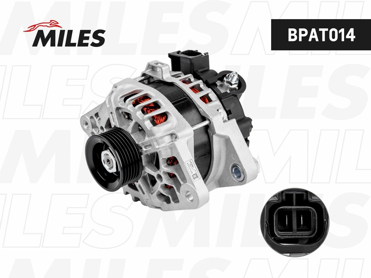 MILES Генератор HYUNDAI ELANTRA 06-/ i20/ GETZ 08-/ i30/ KIA CEED 10-/ CERATO 06- 90A