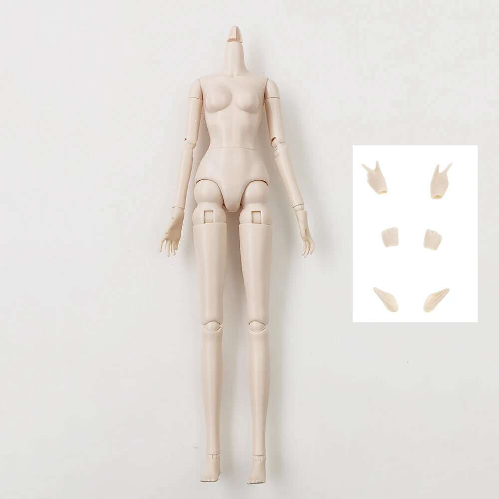 Ограниченная распродажа, 28 см, кукла телесного эльфа BJD с ушками, кукла из белой кожи (маленький дефект), Бежевый, Женский