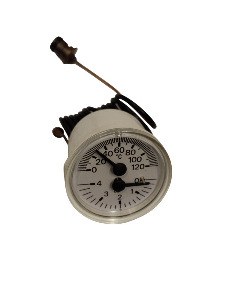 Манометр/термометр газового котла Beretta Ciao, City арт. 20011061 пр-ль Beretta/Riello (Италия) оригинал!