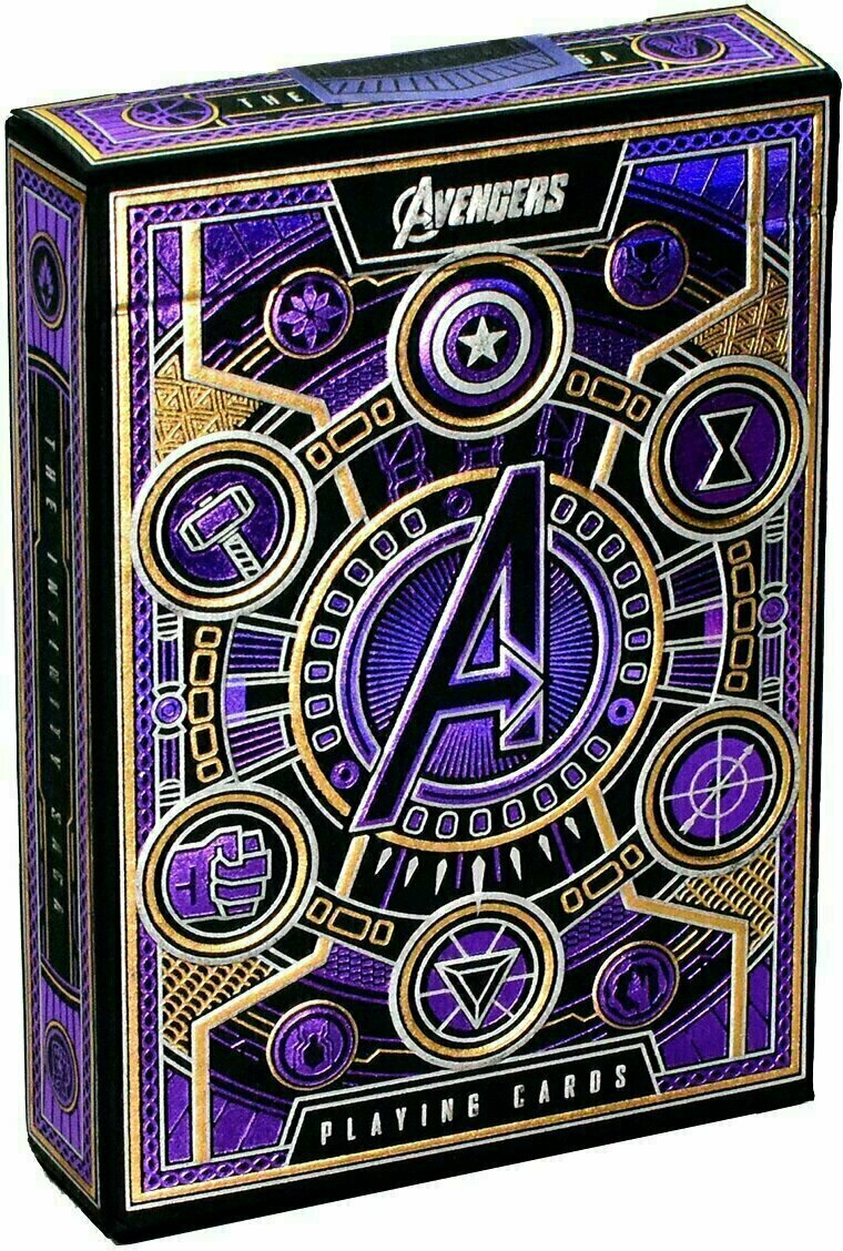 Avengers: Infinity Saga, игральные карты Мстители: Сага бесконечности от Theory11