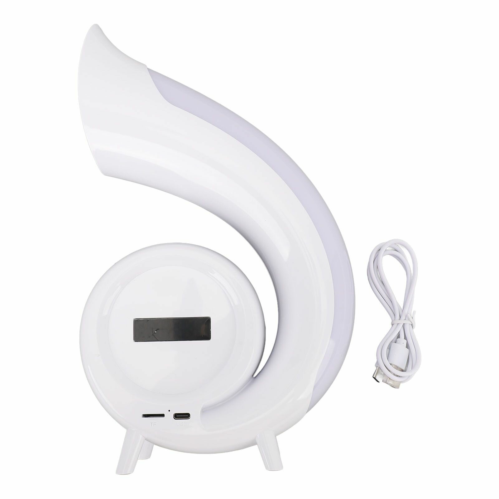 Умный настольный динамик с ночной лампой, будильником, RGB-подсветкой