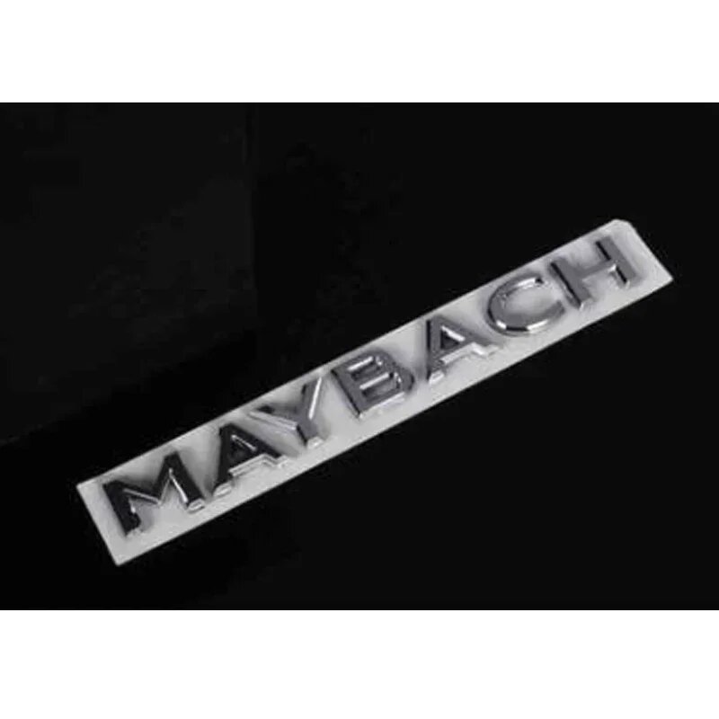 Крышка колеса автомобиля, эмблема рулевого управления, наклейка на корпус, хромированная эмблема для Maybach, капот, подставка, логотип S500 S600 V12, значок багажника на боковое крыло MAYBACH