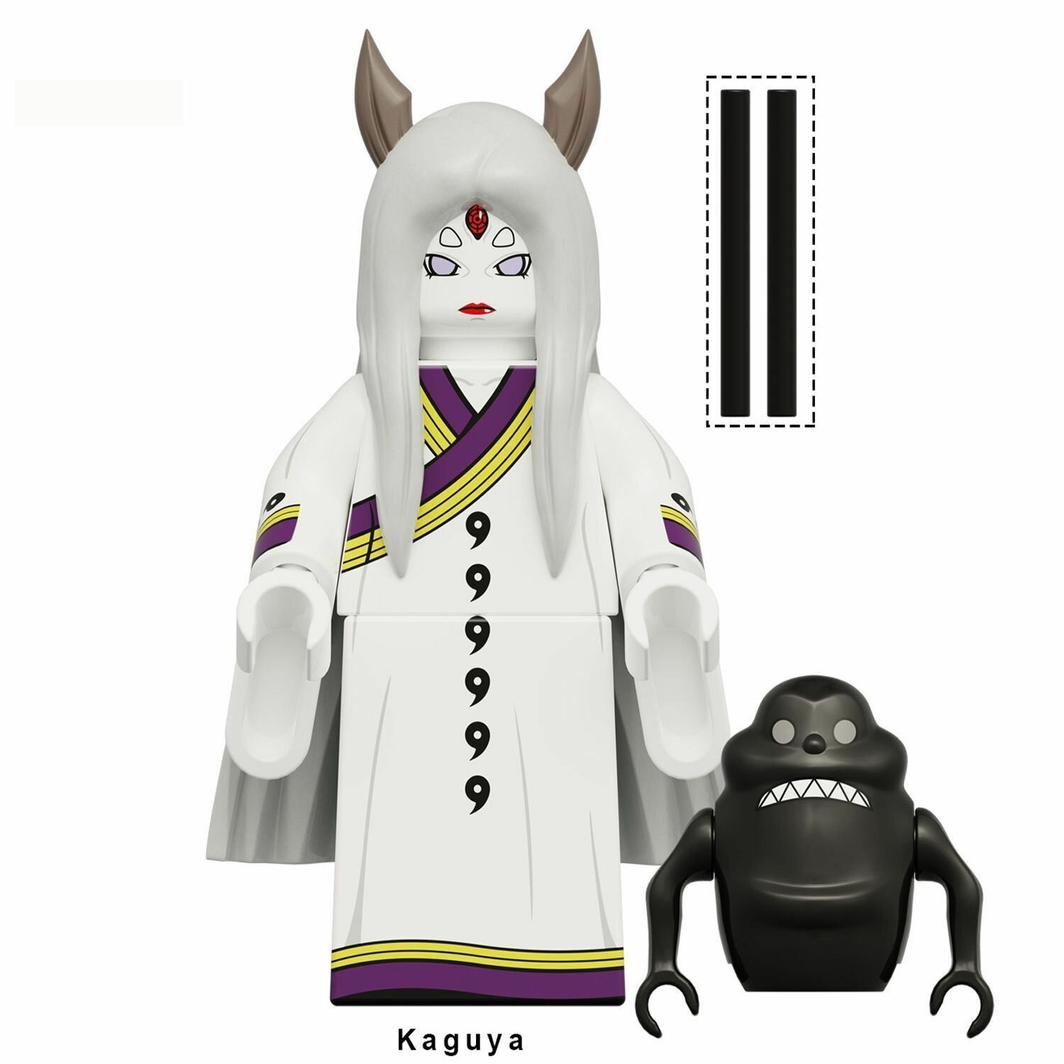 Фигурок Конструктор Миницигулы , аниме Наруто (Naruto)-Ootutuki Kaguya(совместимы с лего 4.5см, пакет)-K150