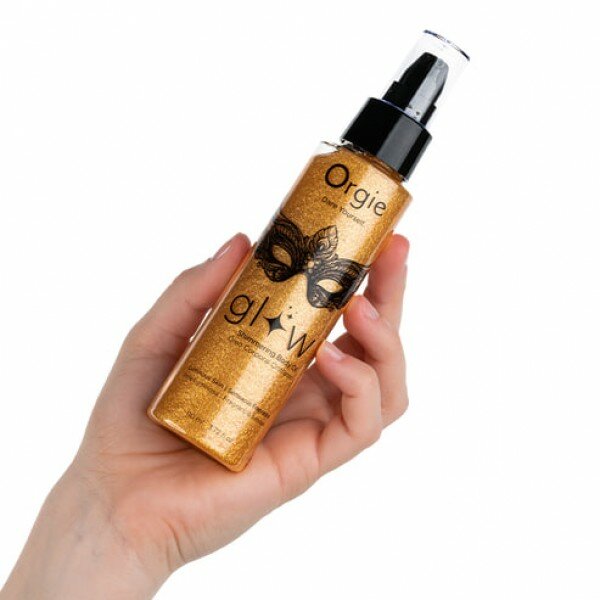 Мерцающее масло для тела с возбуждающим ароматом Orgie Glow Shimmering Body Oil 110 мл