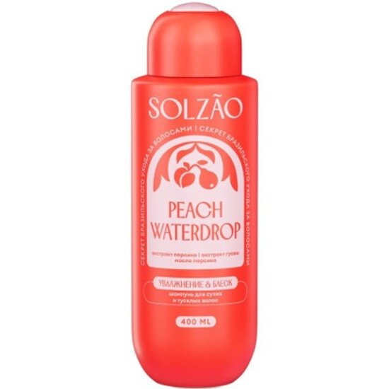 Шампунь для волос Solzao Увлажнение и блеск, 400 мл