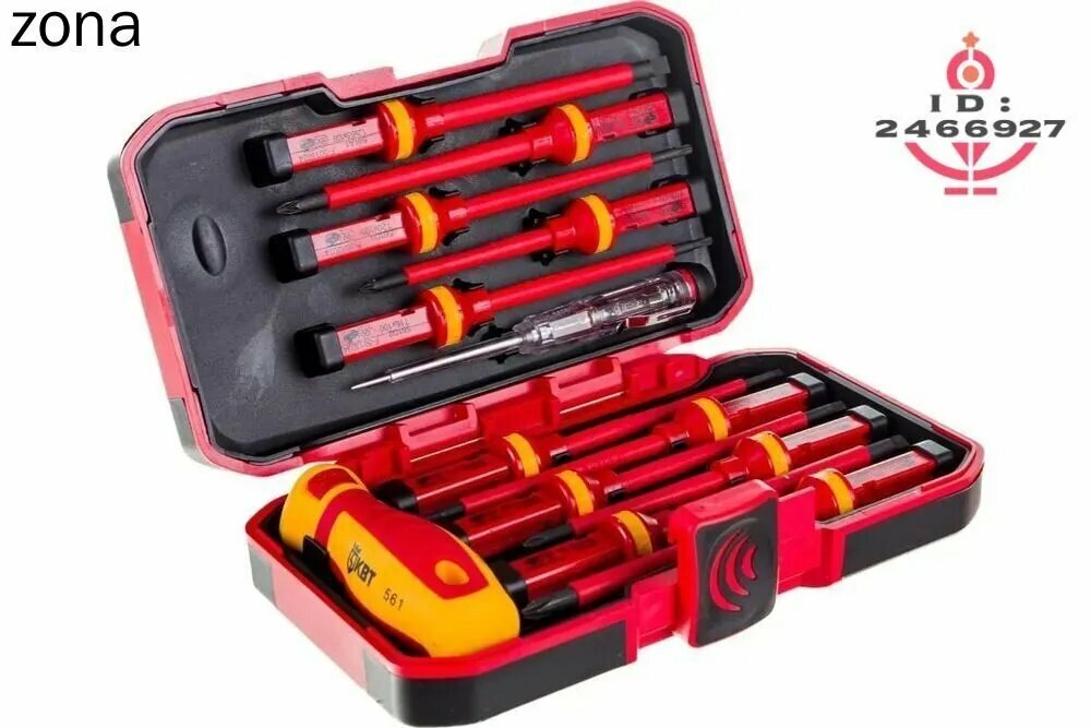 Набор диэлектрических отверток Профи НИО-4412 КВТ 78615-dujie