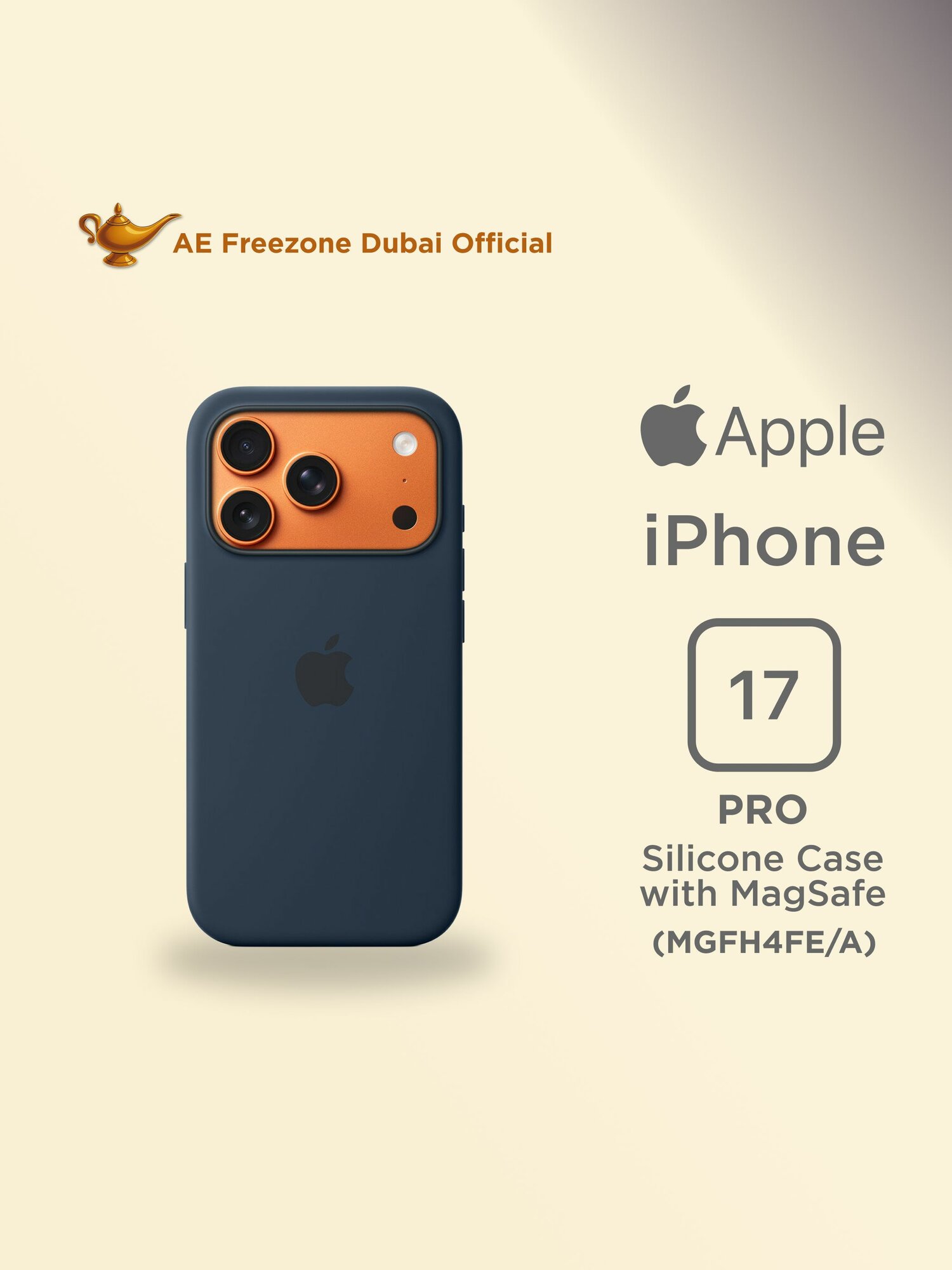 Чехол Apple iPhone 17 Pro Silicone Case with MagSafe – Midnight (MGFH4FE/A)