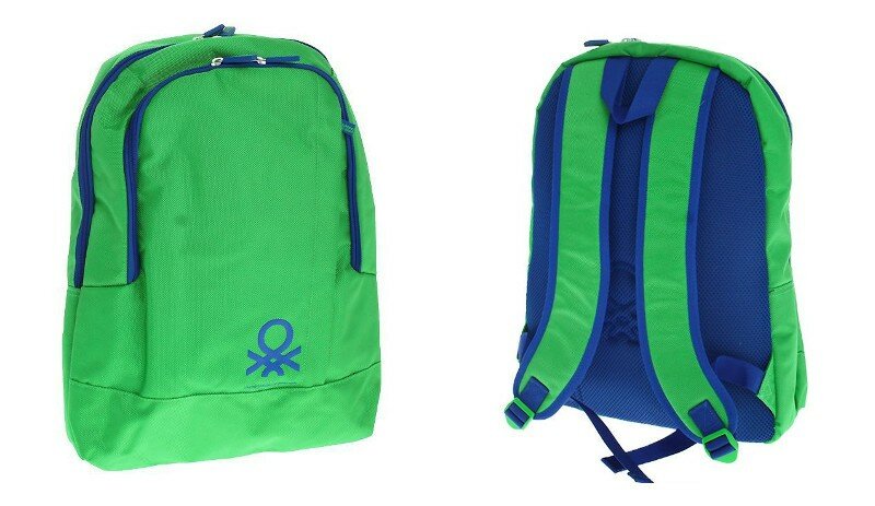 Рюкзак Benetton laptop backpack green