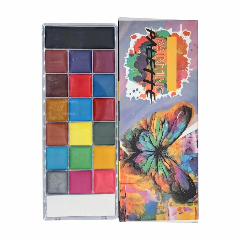 Палитра для рисования на лице и теле