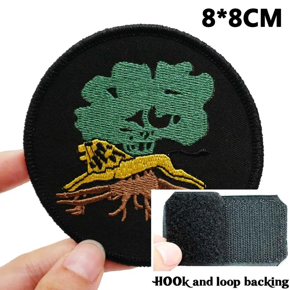 Тактическая нашивка Голани 8*8 см, F37-47a velcro