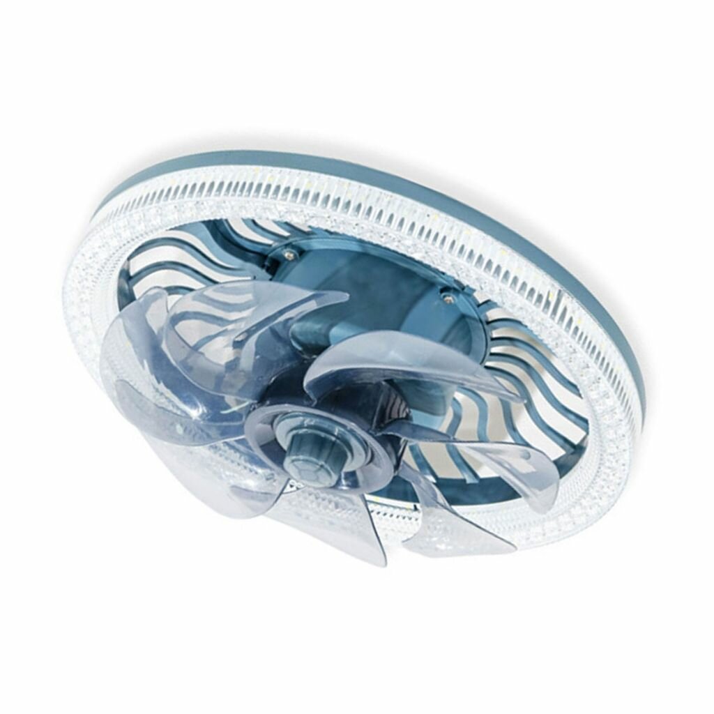 Вентилятор потолочный с лампой 34 Вт и пультом управления - для спальни