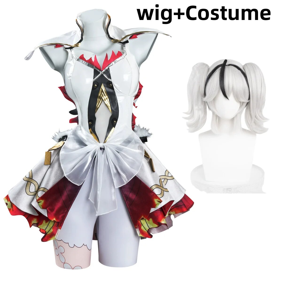 Косплей костюм Camellya из игры Wuthering Bloom М, suit wig