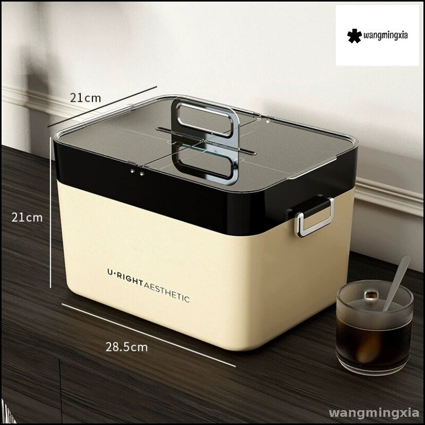 Контейнер для хранения лекарств, пластик, белый, с разделителями