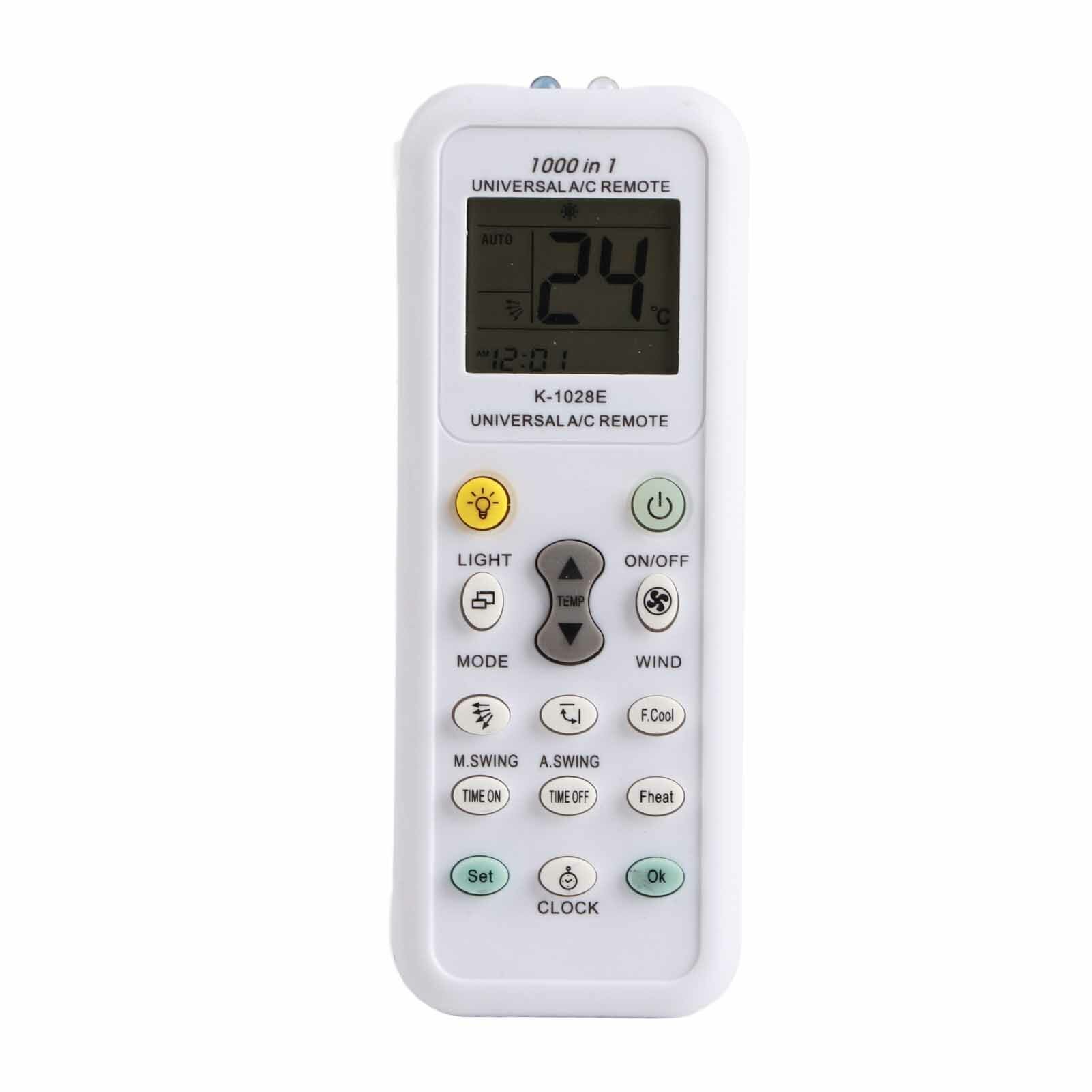 Remote Control Replacement, Control, with LCD Screen Intelligent Universal White for Home Office
