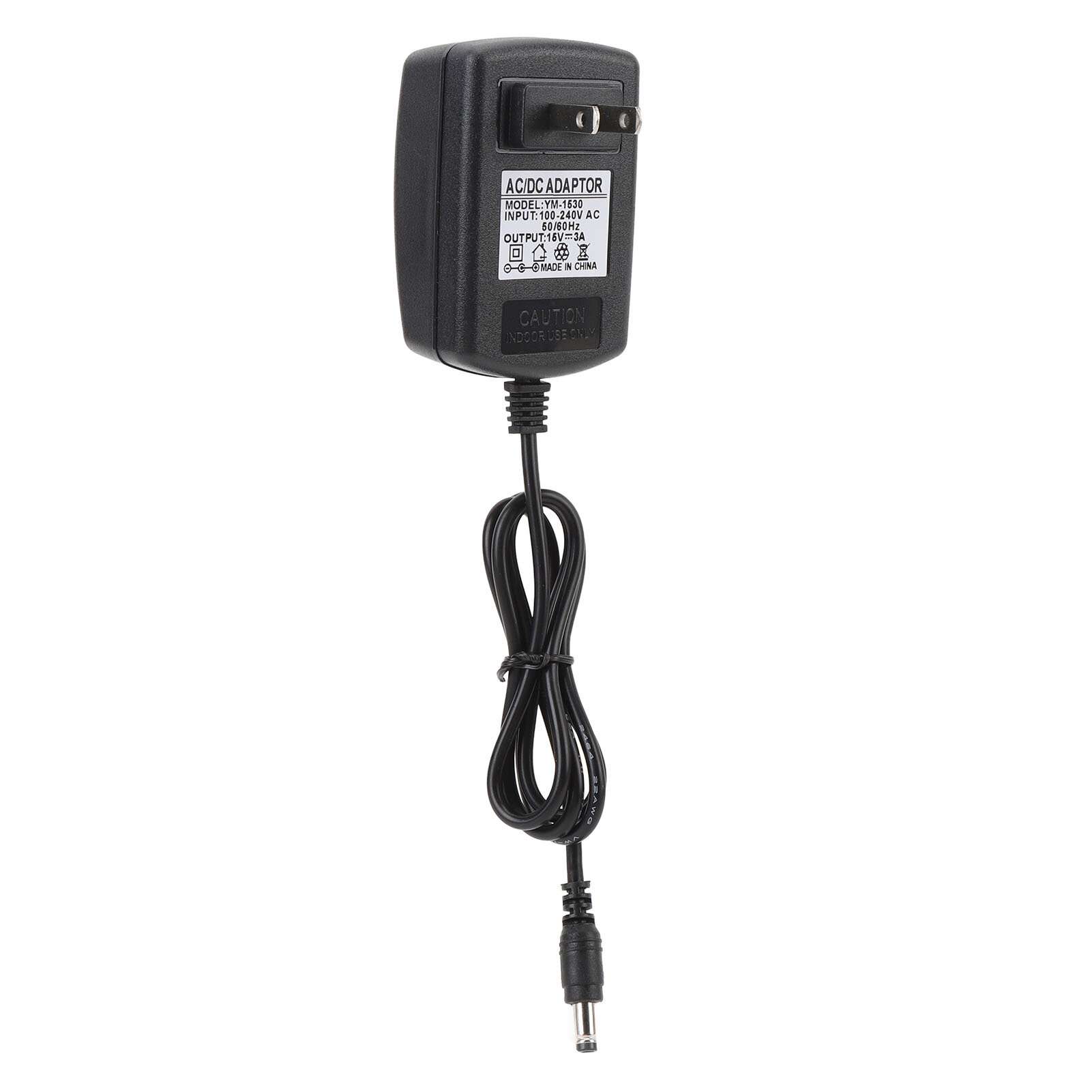 Адаптер питания постоянного тока 15 В 3 А, кабель 5,5 мм x 2,5 мм для зарядки светодиодной ленты, динамика, модуля освещения билборда, вилка США 93 см