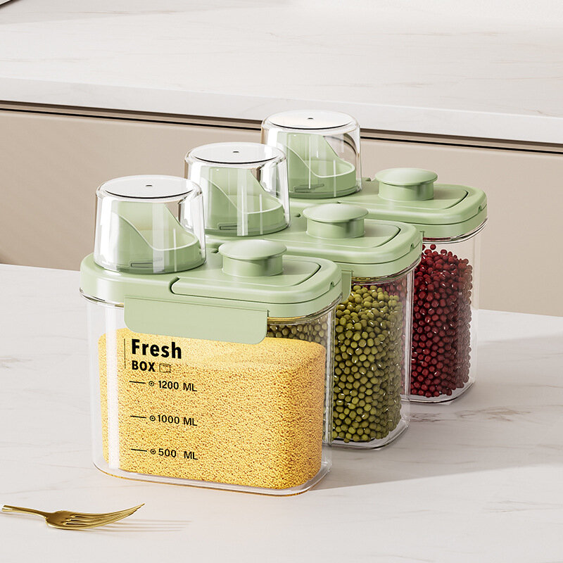 Банки для хранения Mu Shenhuo, герметичные, влагостойкие, пластик, 2,1-3л, 3шт