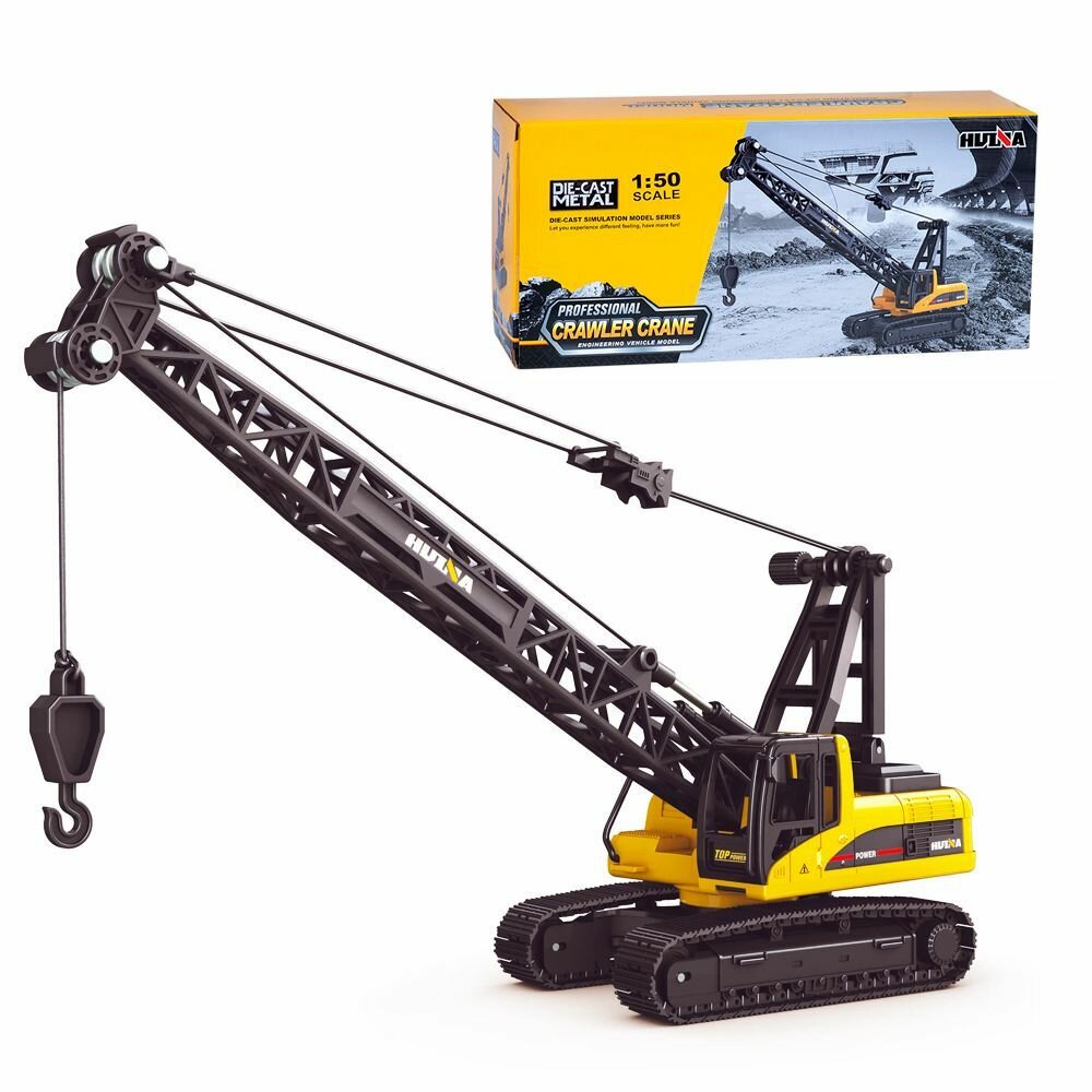 Металлический гусеничный кран HuiNa Toys 1:50 - HN1720